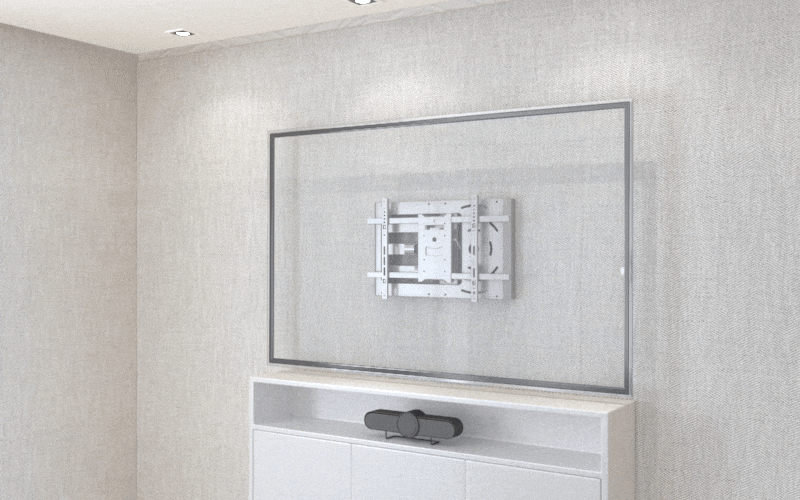 M Flexarm with STB Enclosure White - Multibrackets