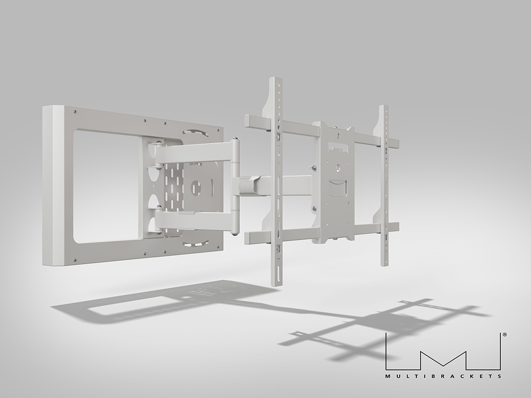 M Flexarm with STB Enclosure White - Multibrackets