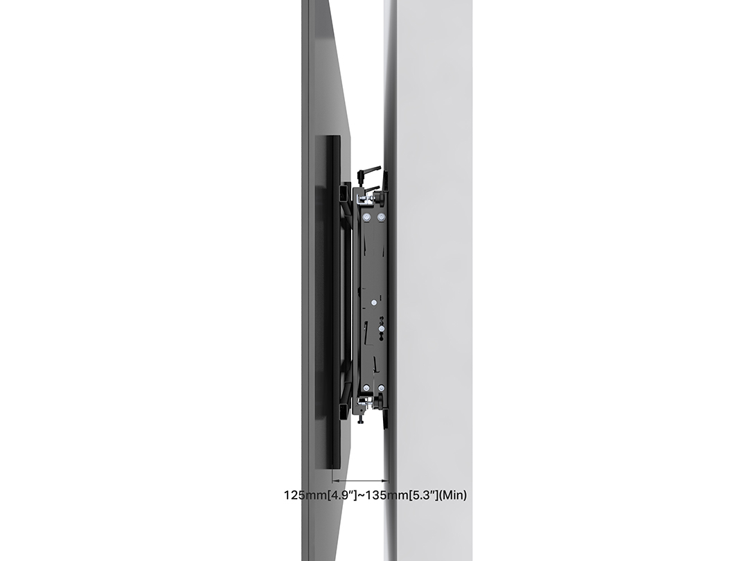 M Public Video Wall Mount Push Wide HD Max 90kg - Multibrackets