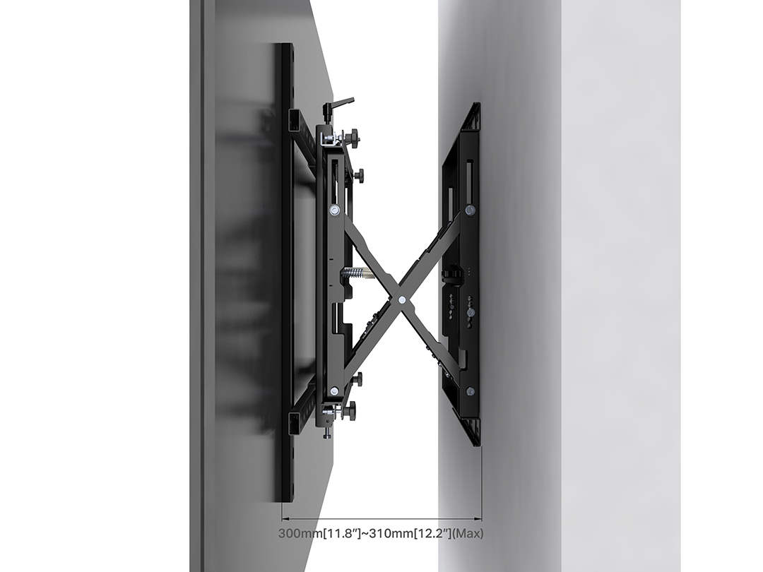 M Public Video Wall Mount Push Wide HD Max 90kg - Multibrackets