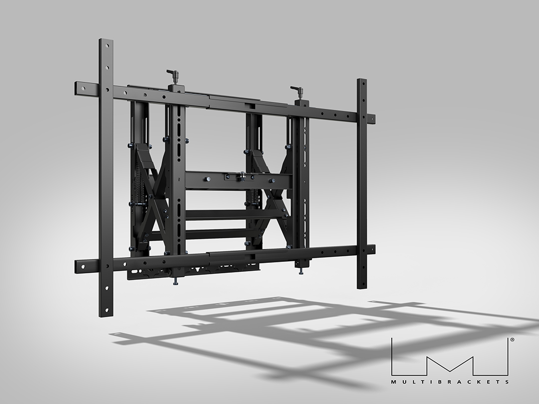 M Public Video Wall Mount Push Wide HD Max 90kg - Multibrackets