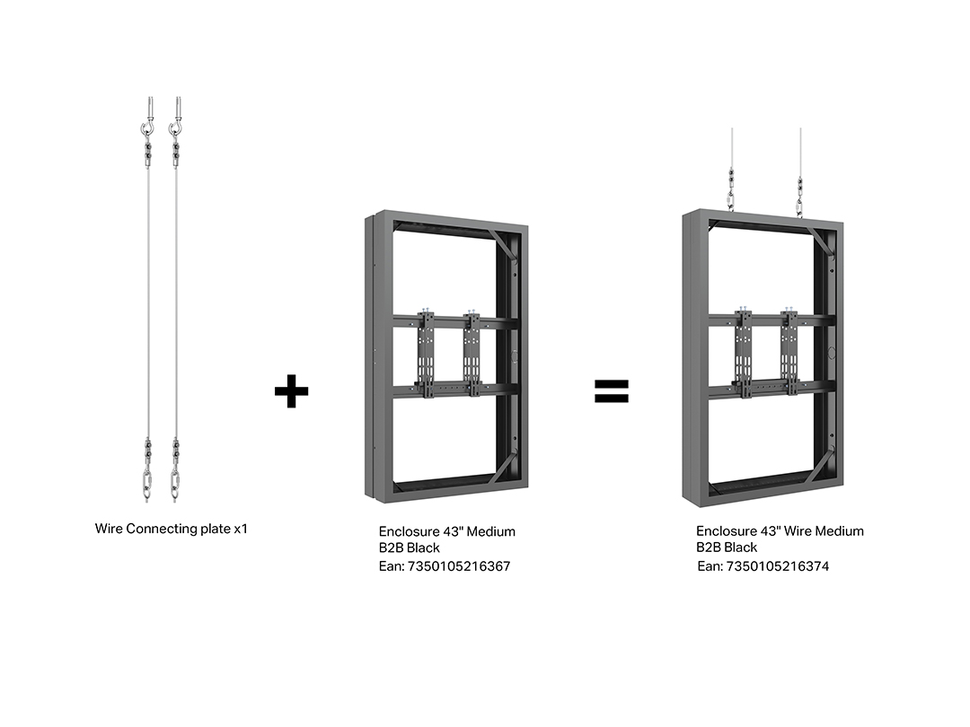 M Pro Series - Enclosure B2B Wire Kit - Multibrackets