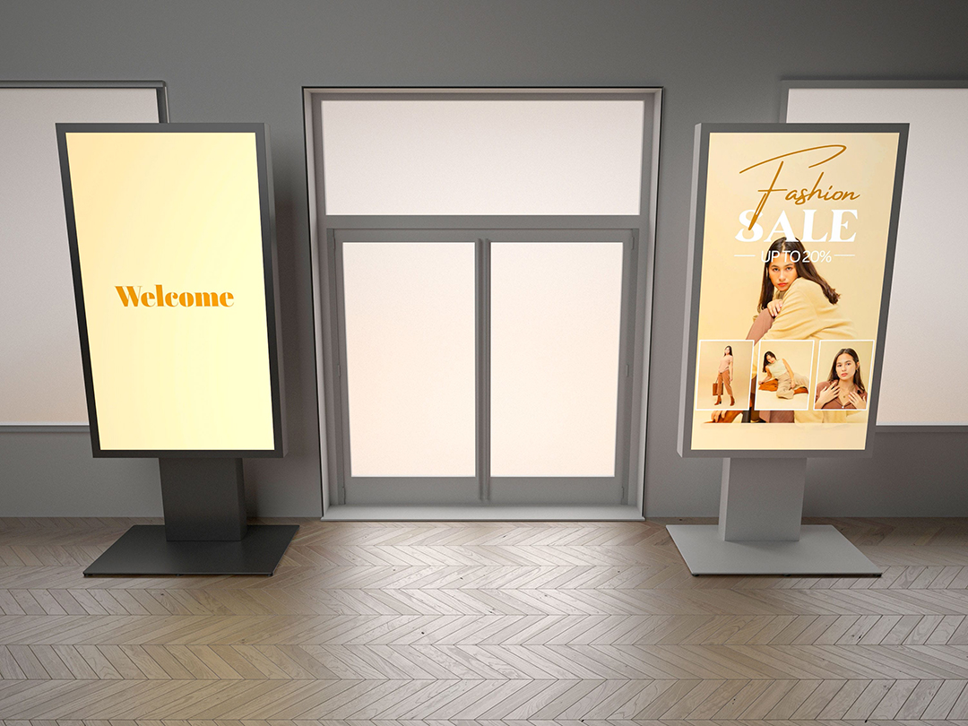 M Pro Series Enclosure 86" Kiosk White - Multibrackets