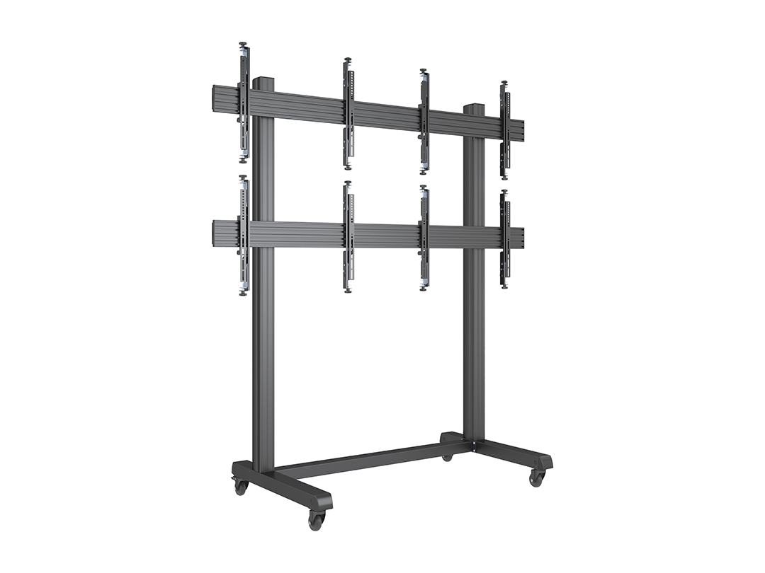 M Pro Series Video Wall Stand 2x2 43-65" Black - Multibrackets