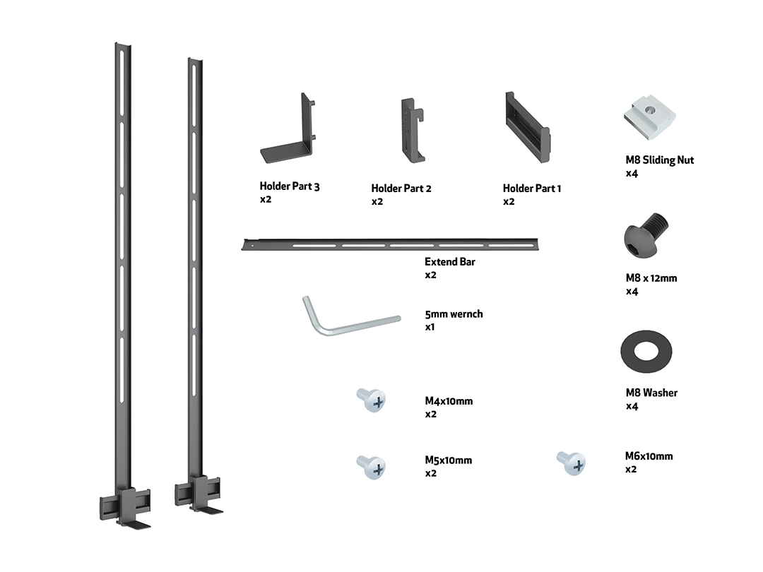 M Universal Soundbar Mount and Camera Holder Large - Multibrackets