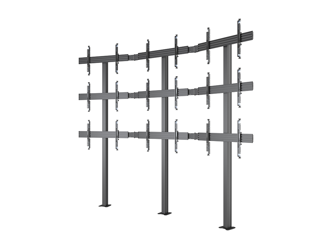 M Pro Series – Video Wall Floormount MBFMC3x3U - Multibrackets