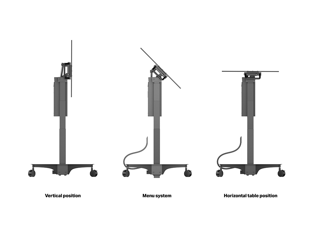 M Motorized Touch Tilt & Table 100 kg Max - Multibrackets