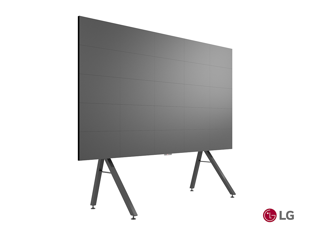 M Pro Series LG LED Floorstand All In One LAEC018-GN2 163" - Multibrackets